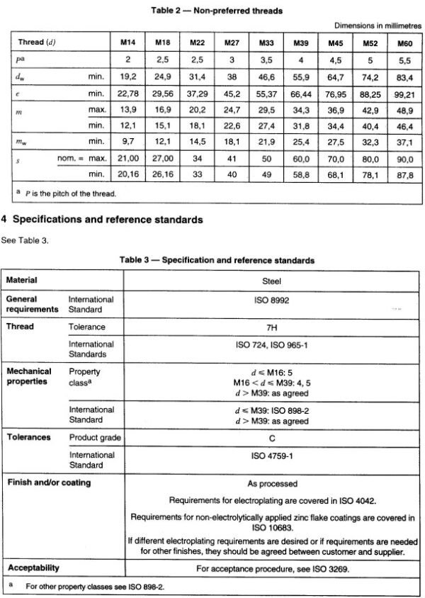 IS 1363-3:2002/ISO 4034 Bolt, Screw, Nut
